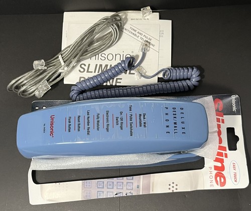 Unisonic Slimline Easy Touch Model 6430X Desk Wall Phone Vintage Light ...