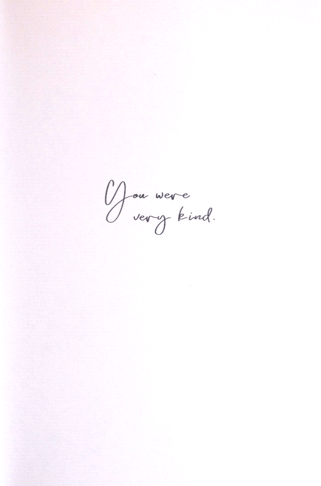 Thank You greeting card - You were very kind (#31063) | eBay