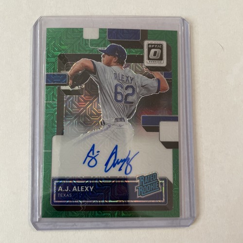 2022 Donruss Optic AJ Alexy Green Mojo Rated Rookie Auto /88 | eBay