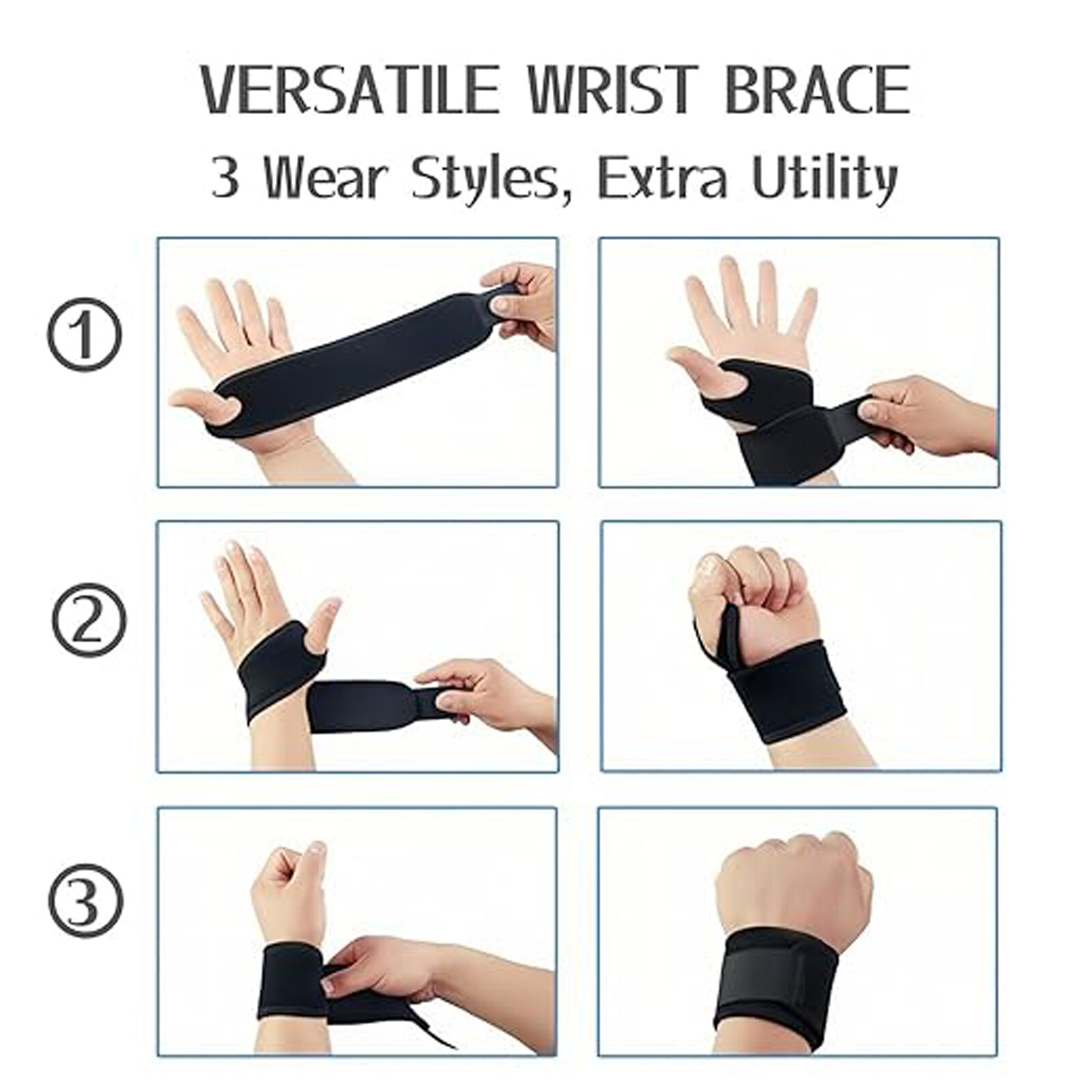 NHS Hand Wrist Brace Support Adjustable Carpal Tunnel Splint Arthritis ...