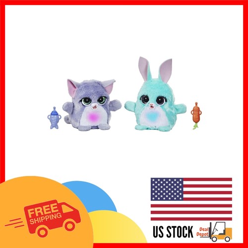 Color Changing Fuzzalots Kitty and Bunny Toy - Engage Kids with Sounds ...