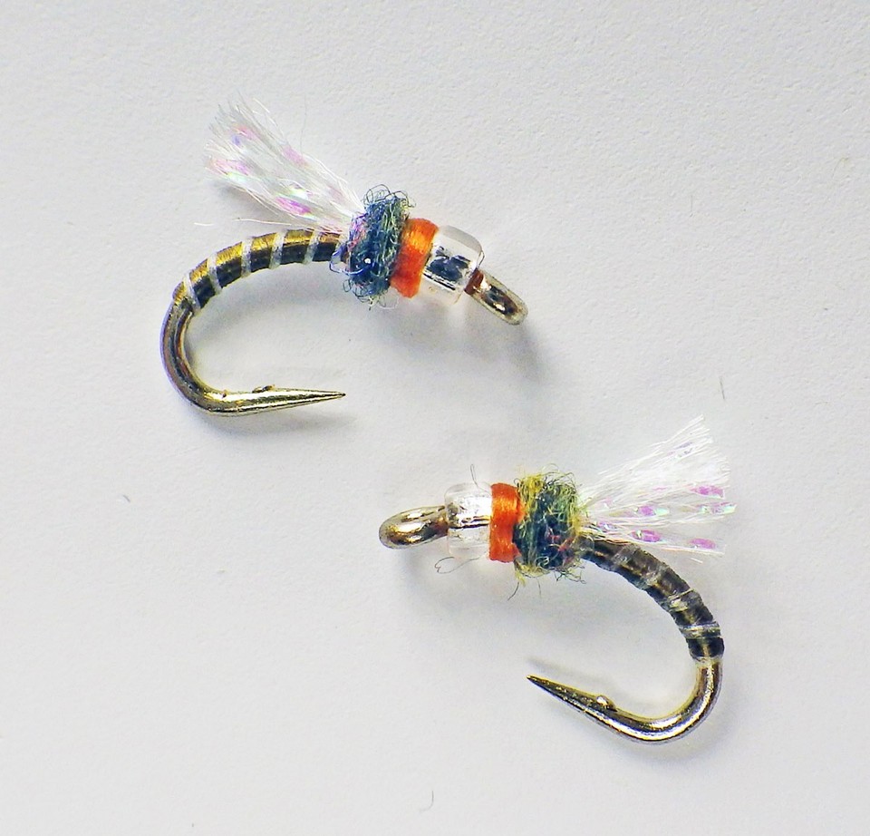 Top Secret Midge Mercury Olive Nymphs - Premium Trout Fly Fishing Flies ...