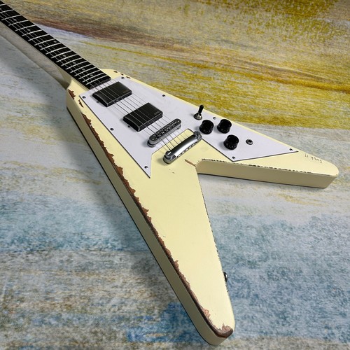 Relic Flying V Electric Guitar Mahogany Body Tune-O-Matic Bridge In ...