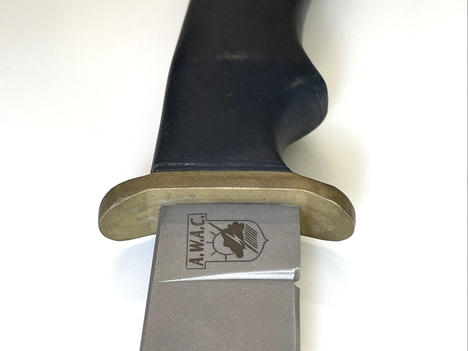 Blackjack A.W.A.C. Fixed Blade Knife Brass Guard 1 of 1000 Effingham IL ...