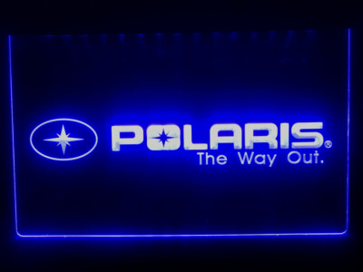 Polaris Snowmobile Logo LED Neon Light Sign gift decor bar club pub ...