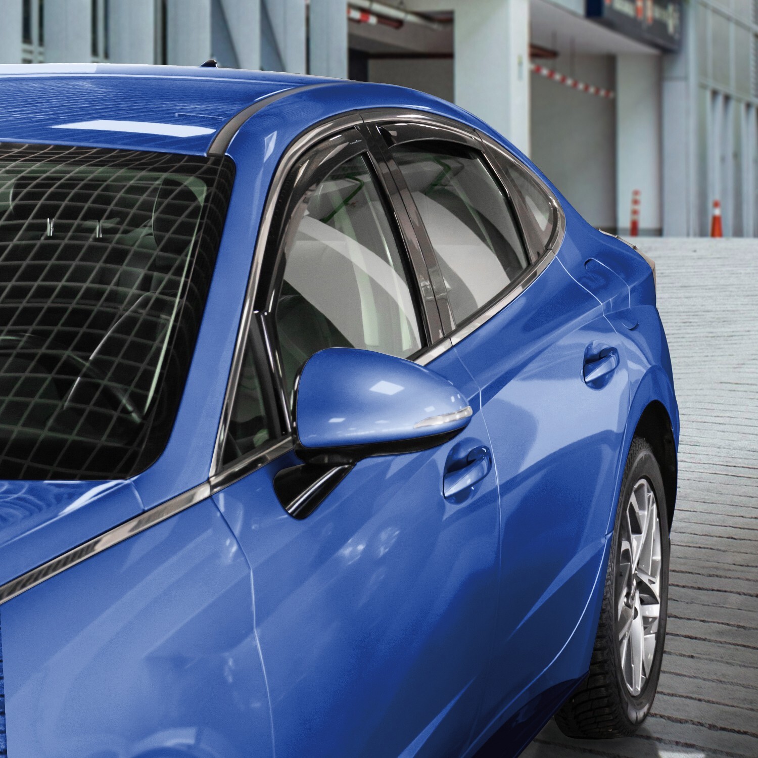 Sun Rain Visors Wind Rain Guards for 2020-2025 Hyundai Sonata ...