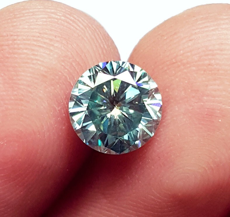Moissanite Brilliant Diamond Cut 1.00 Ct Certified Loose Gemstone ...