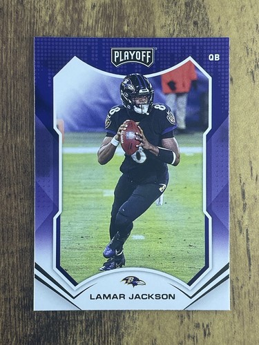Lamar Jackson Baltimore Ravens #25 Panini Playoff 2021 card Ravens | eBay