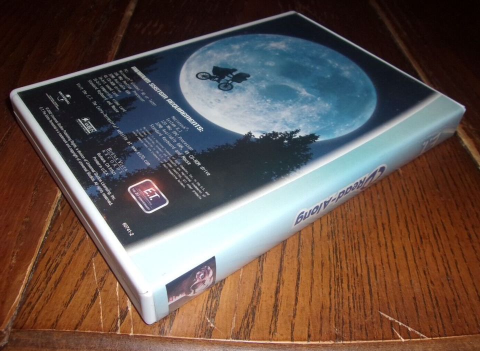 E.T The Extra-Terrestrial CD Read-Along CD-ROM + Cassette + Book | eBay