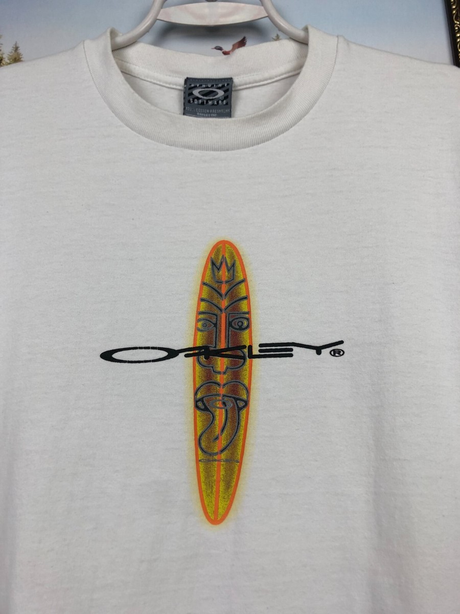Vintage Oakley Software Tag Surfing Big Central Logo Rare Vintage Oakley Software Tag Surfing Big Central Logo Rare