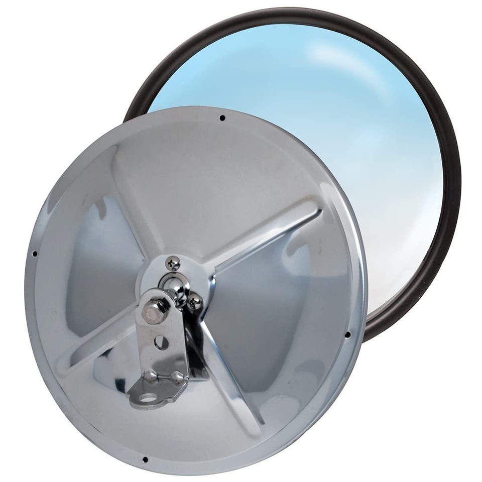 RoadPro RP-20SOS 7.5" Stainless Steel Adjustable Convex Mirror - Offset Stud | eBay