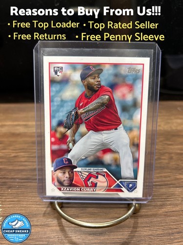 Xzavion Curry 2023 Topps Series 2 Cleveland Guardians Rookie Baseball ...
