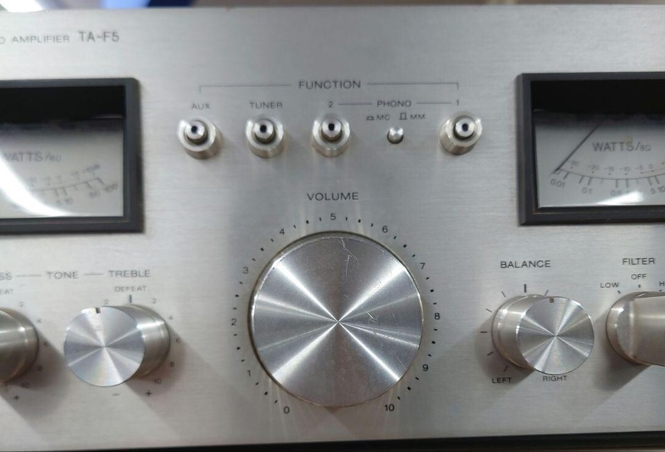 Sony TA-F5 Integrated Amplifier Vintage Audio Equipment Silver JUNK | eBay