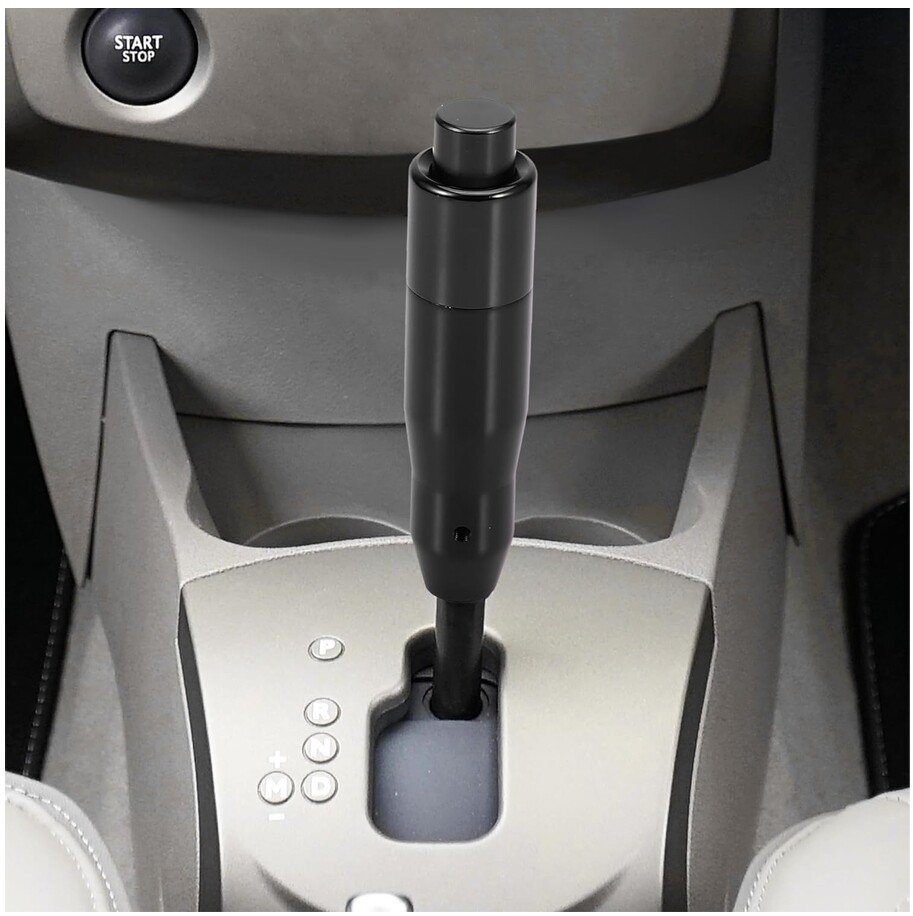 1Pcs Black Shifter Knob Automatic Gear Shift Knob With Button Universal ...