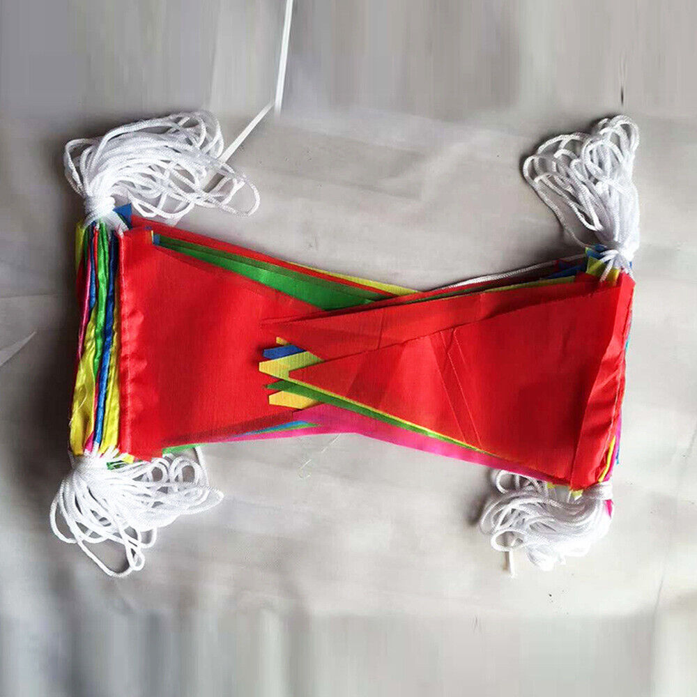 30M Long Multi Coloured 60 Flags Bunting Banner for Party Indoor ...