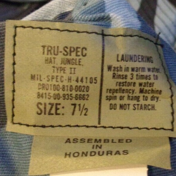 NEW TRU-SPEC BLUE BDU PATTERN COLD WEATHER HUNTING FISHING BOONIE ...