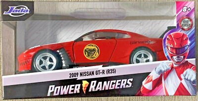 JADA POWER RANGERS 2009 Nissan GT-R (R35) #24078 1:32 Scale Die-cast | eBay