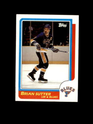 1986 Topps Hockey #072 Brian Sutter STARX 9 MINT (CS807634) | eBay