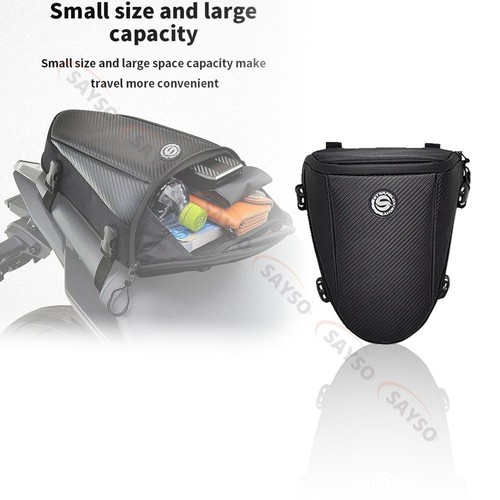 Motorcycle Tail Bag Sport Luggage Saddle Riding Rear Bag Side Back Seat ...
