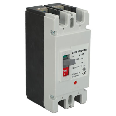 2P DC Circuit Breaker Switch MCCB Solar Master Switch Battery ...
