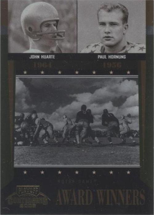 2006 Playoff Contenders - Award Winners Paul Hornung, Johnny Lattner ...