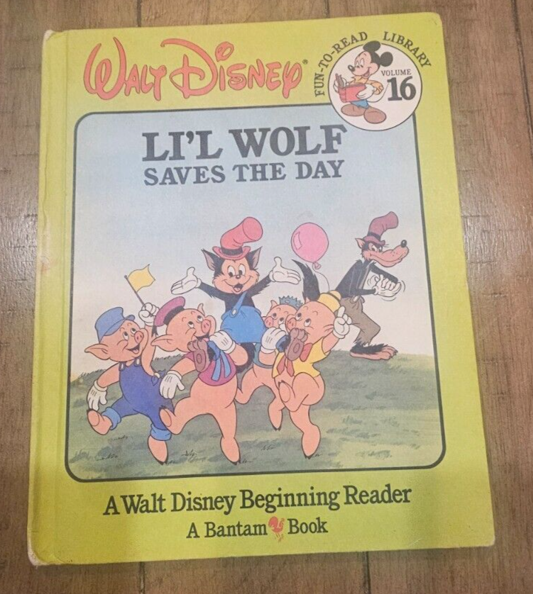 Li'l Wolf Saves The Day Book 1986 Disney Fun-To-Read Library Volume 16 ...