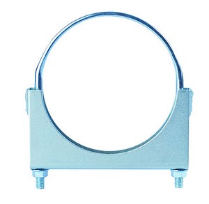 5" Zinc U-Clamp; u clamp; exhaust; Truck; Kenworth; KW; Daf; Mack ...