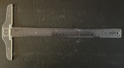 The C-Thru Ruler Co. Plastic Drafting Wood Work T-Square, Inch & MM | eBay