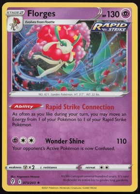 Florges 073/203 Holo Rare Evolving Skies Pokemon Holo Near Mint | eBay