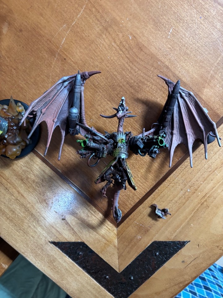 Ork Aircraft wazbomb plane custom kitbash squig 40k compatable | eBay