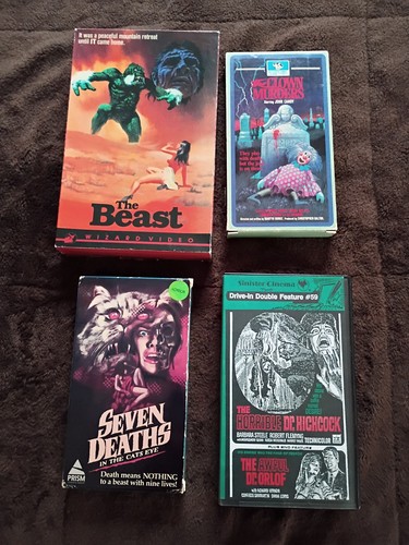 Wizard Prism Sinister Drive-In Horror Interglobal VHS Lot The Beast ...