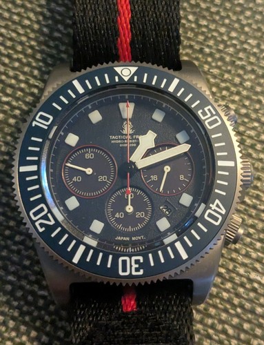 Tactical Frog Titanium FX-Diving VS75 Solar Chronograph Watch - READ | eBay