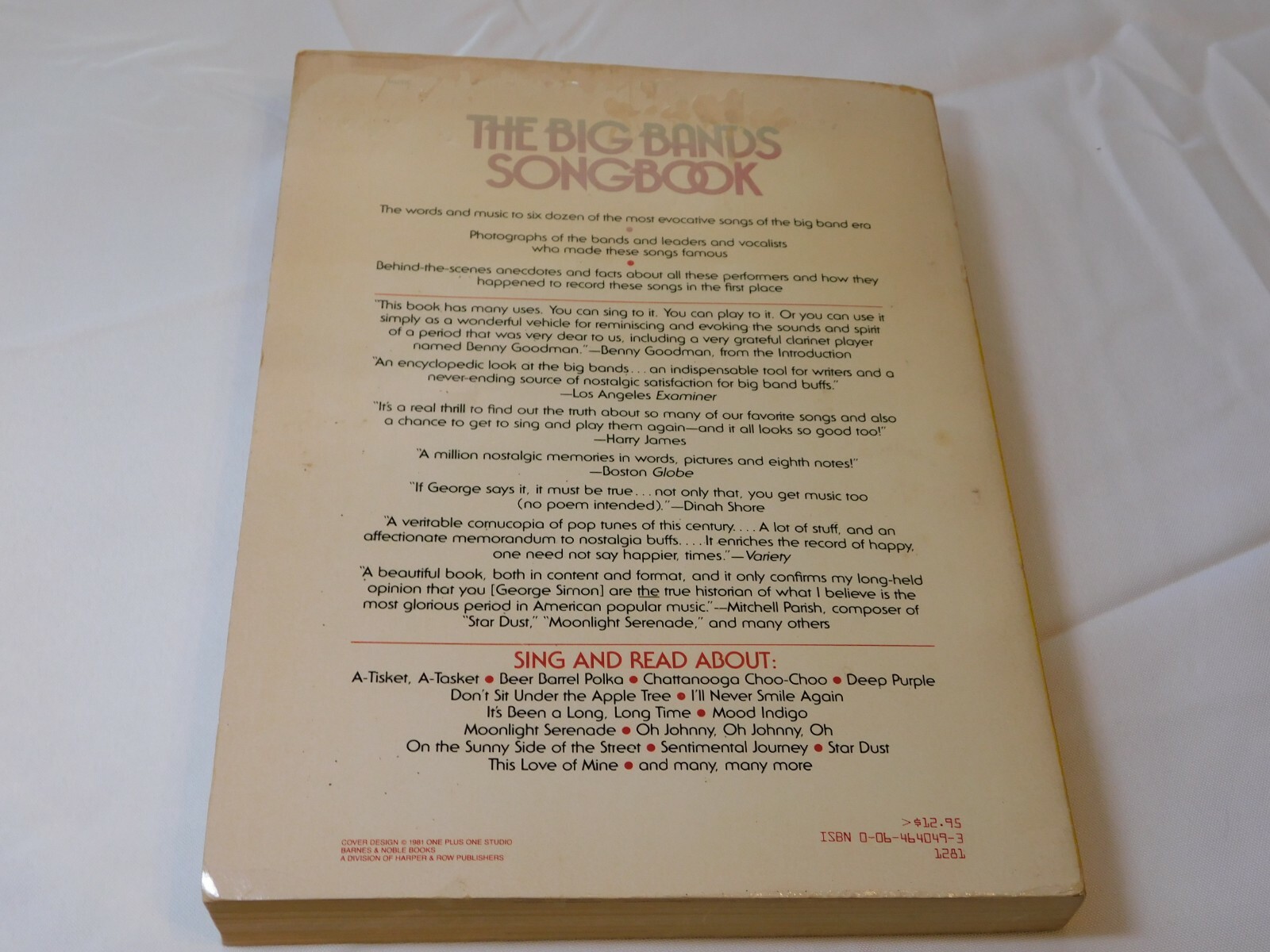 The Big Bands Songbook by George T. Simon (1981, Paperback book ...