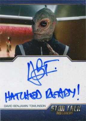 Star Trek Discovery Season 2 Autograph Inscription Card D.B. Tomlinson ...