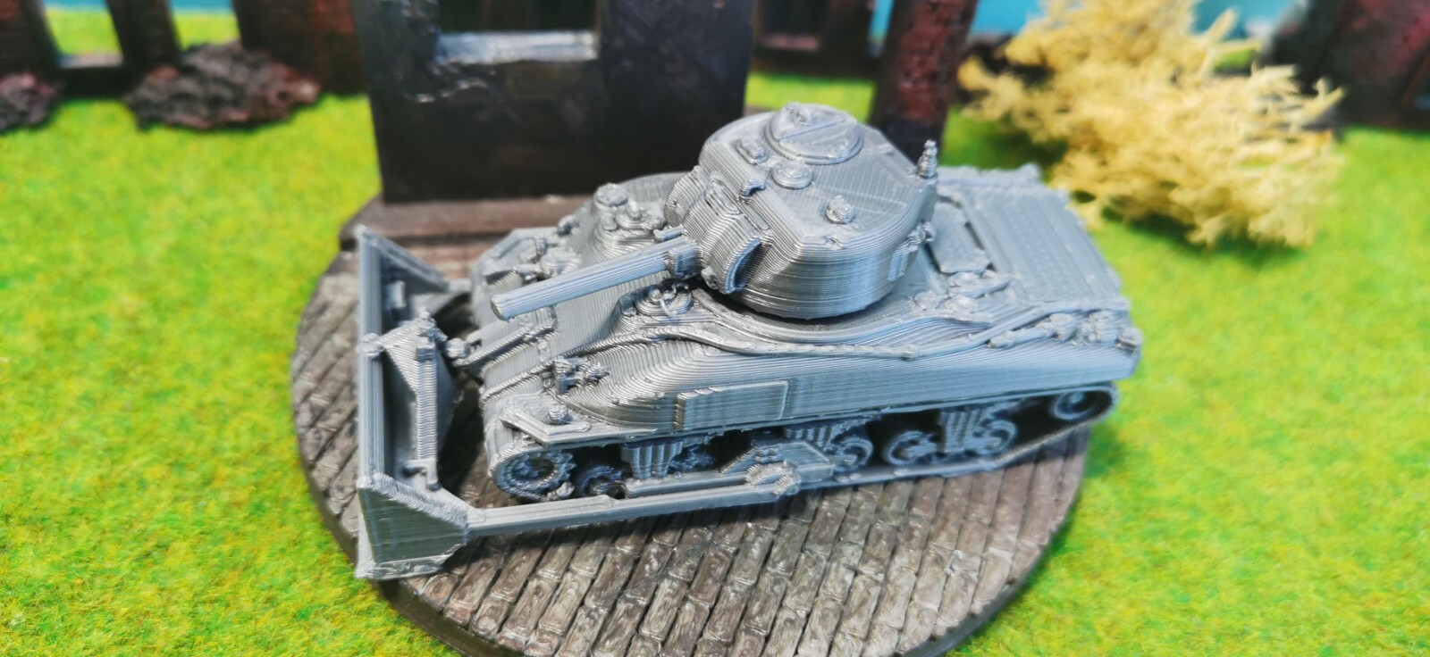 M4A1 Sherman "DOZER" Bulldozer WW2 USA Alliierte US Panzer Bausatz 1/87 ...