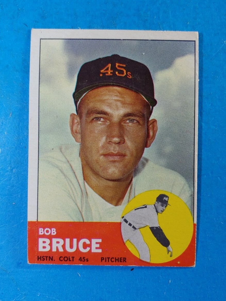 1963 TOPPS BASEBALL #24 BOB BRUCE combined Shipping | eBay
