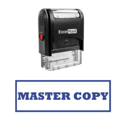 MASTER COPY Stamp - Self-Inking / Blue | eBay