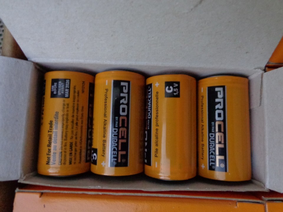 NEW ProCell C12 Alkaline C Battery by Duracell 72 pack PC1400 5006490 ...