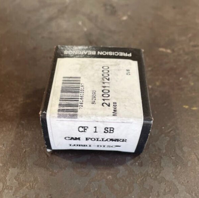 CF 1 SB McGill Cam Follower 1.0000 in Roller Dia 0.6250 in Roller Width ...
