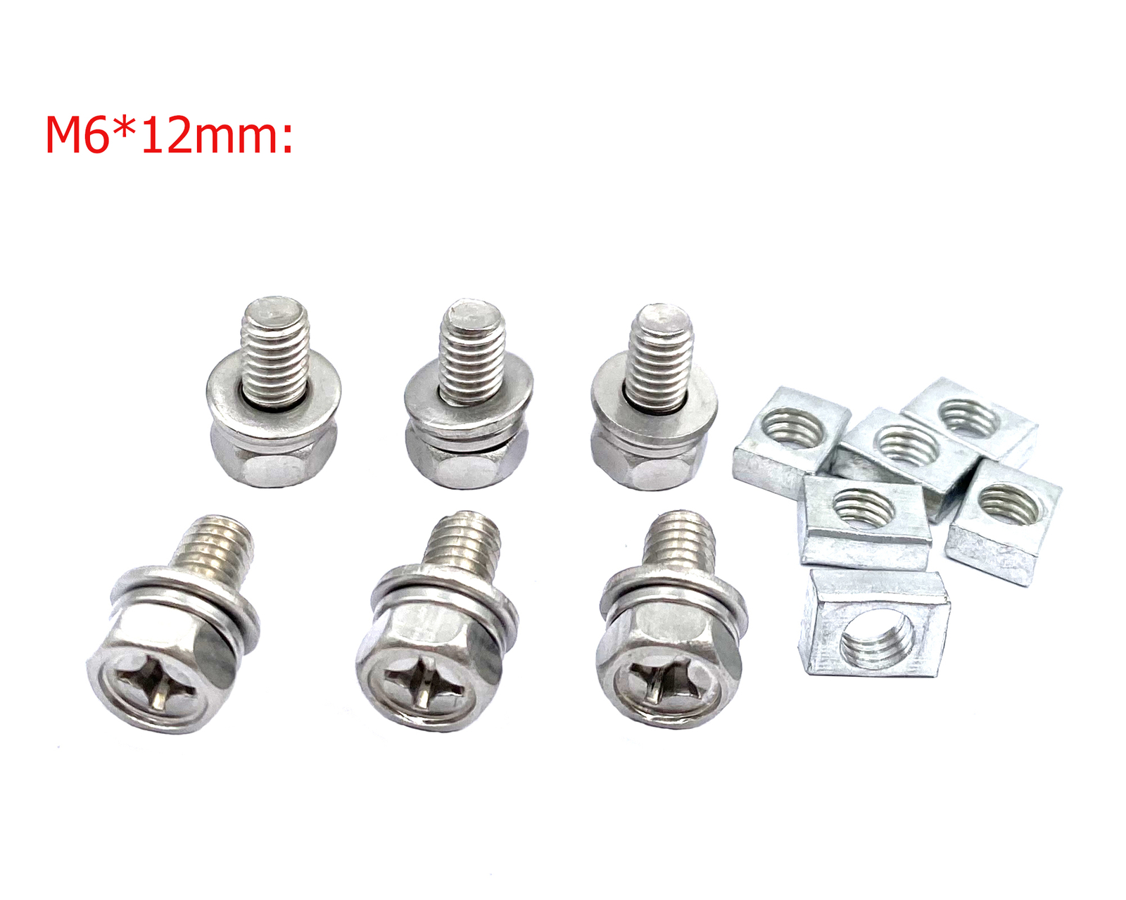 32Pcs Motorcycle Battery Terminal Nuts and Bolt Kit M6 x 10/12/16/20/25 ...