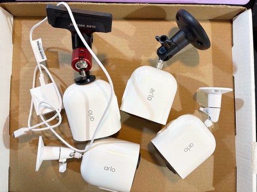 (4) Arlo Cameras (Ultra 2, Pro 4) / Arlo Hub / Mounts / Outdoor Skin | eBay