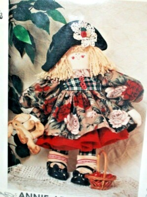 Annie Apple Cheeks Doll Pattern by Ginger Snap Junction 16" | eBay