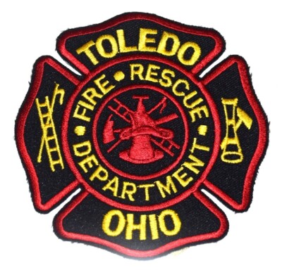 TOLEDO OHIO OH Fire Patch EMS Rescue Public Safety HOSE LADDER HOOK 3. ...