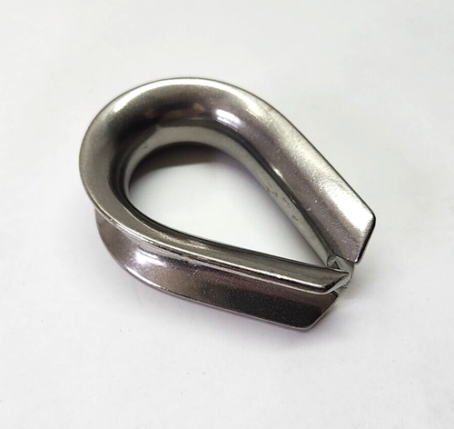 3/4" Stainless Steel Wire Rope Thimble for Cable Rail Eye Rigging | eBay