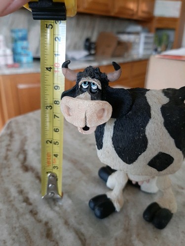 Cow Bobble head Decoration-RARE VINTAGE COLLECTIBLE-SHIPS SAME BUSINESS ...