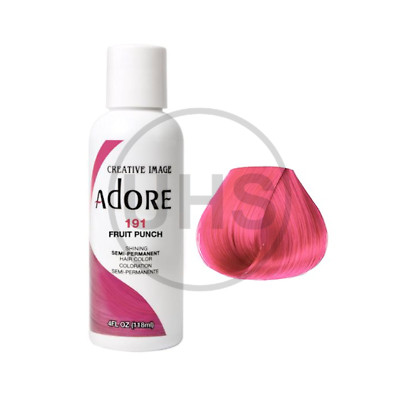 Adore Semi Permanent Fruit Punch Hair Colour 191 - 118ml | AUS SELLER ...