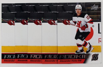 5x - 2021-22 Upper Deck Star Rookie Box Set Card #15 - Alexander Holtz ...