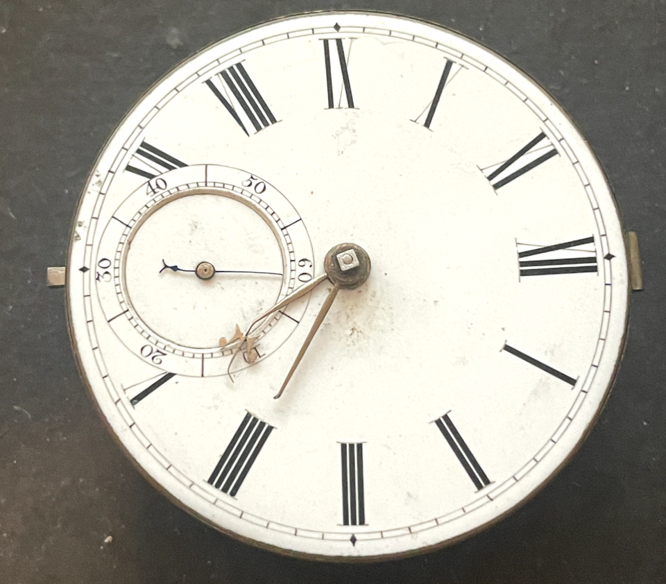 Antique Beezley Liverpool Fusee Pocket Watch Movement 18s Parts 47.3mm ...