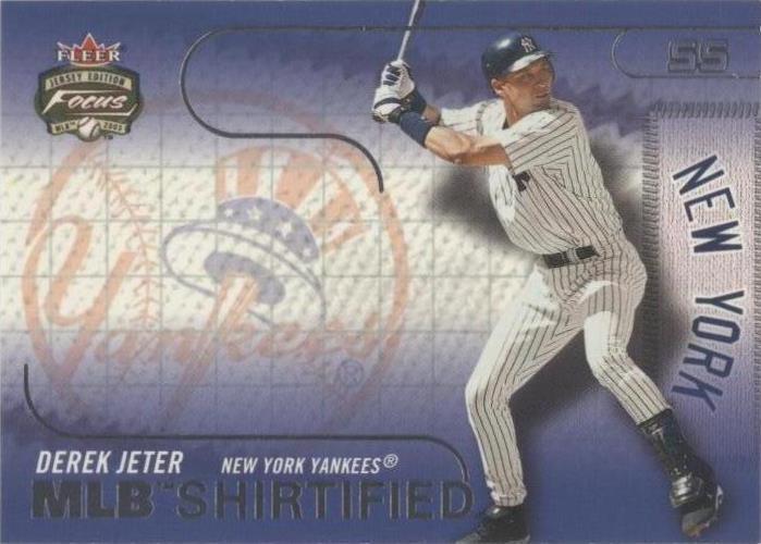 2003 Fleer Focus Jersey Edition - Mlb Shirtified Derek Jeter #10 MLB for sale online | eBay