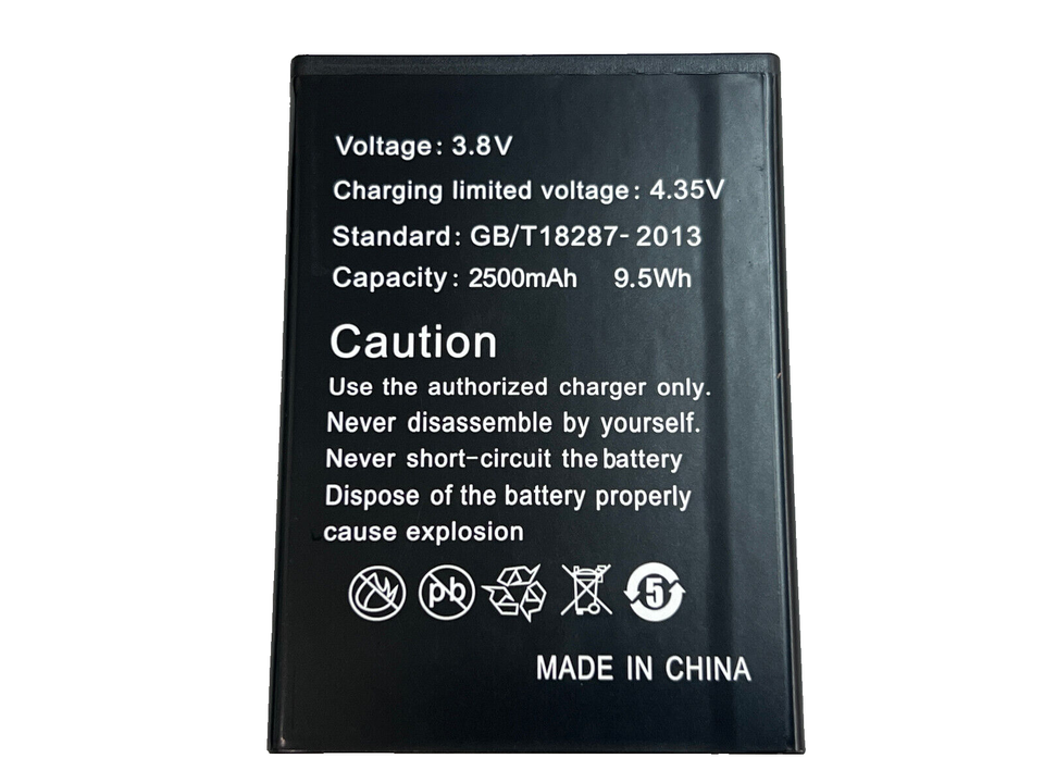 OEM Maxwest 2500mAh 3.8V 9.5Wh Battery Replacement for Maxwest Nitro ...